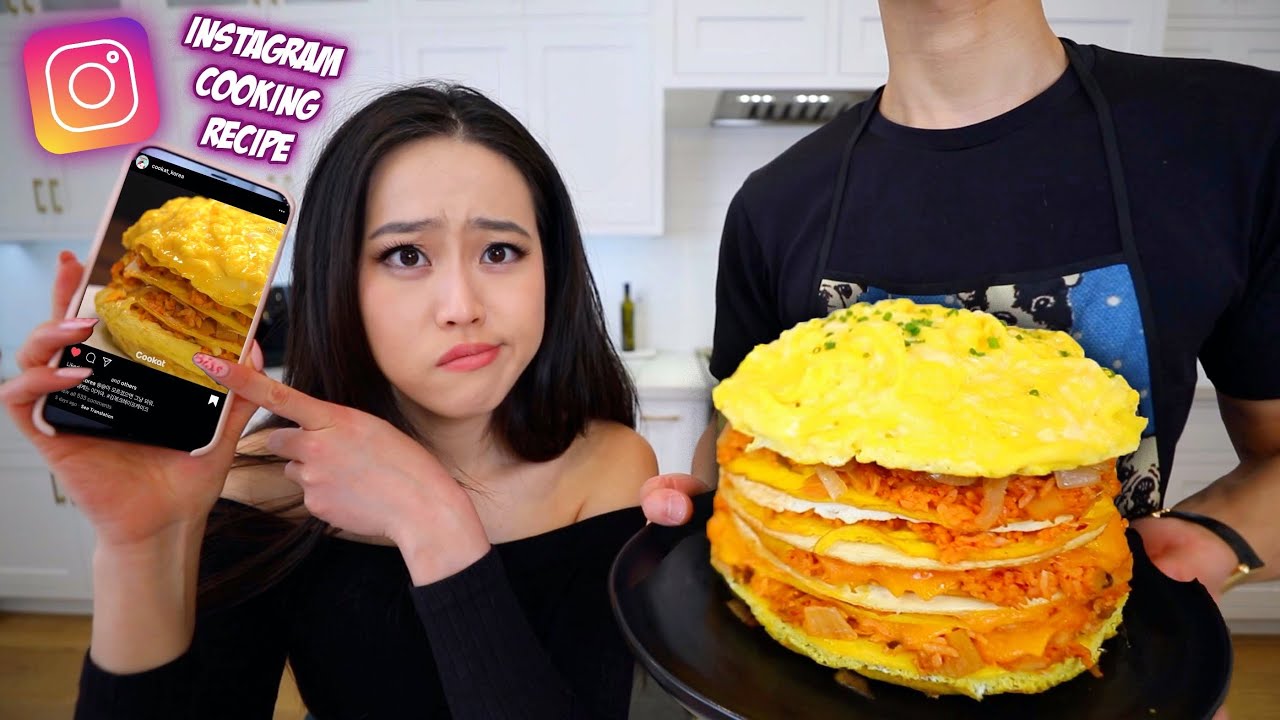 We Followed an INSTAGRAM VIDEO RECIPE (with no instructions) *A Mess ...