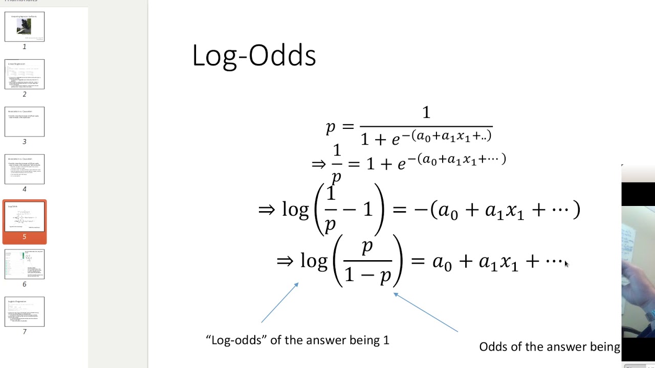 SML201 Log Odds YouTube