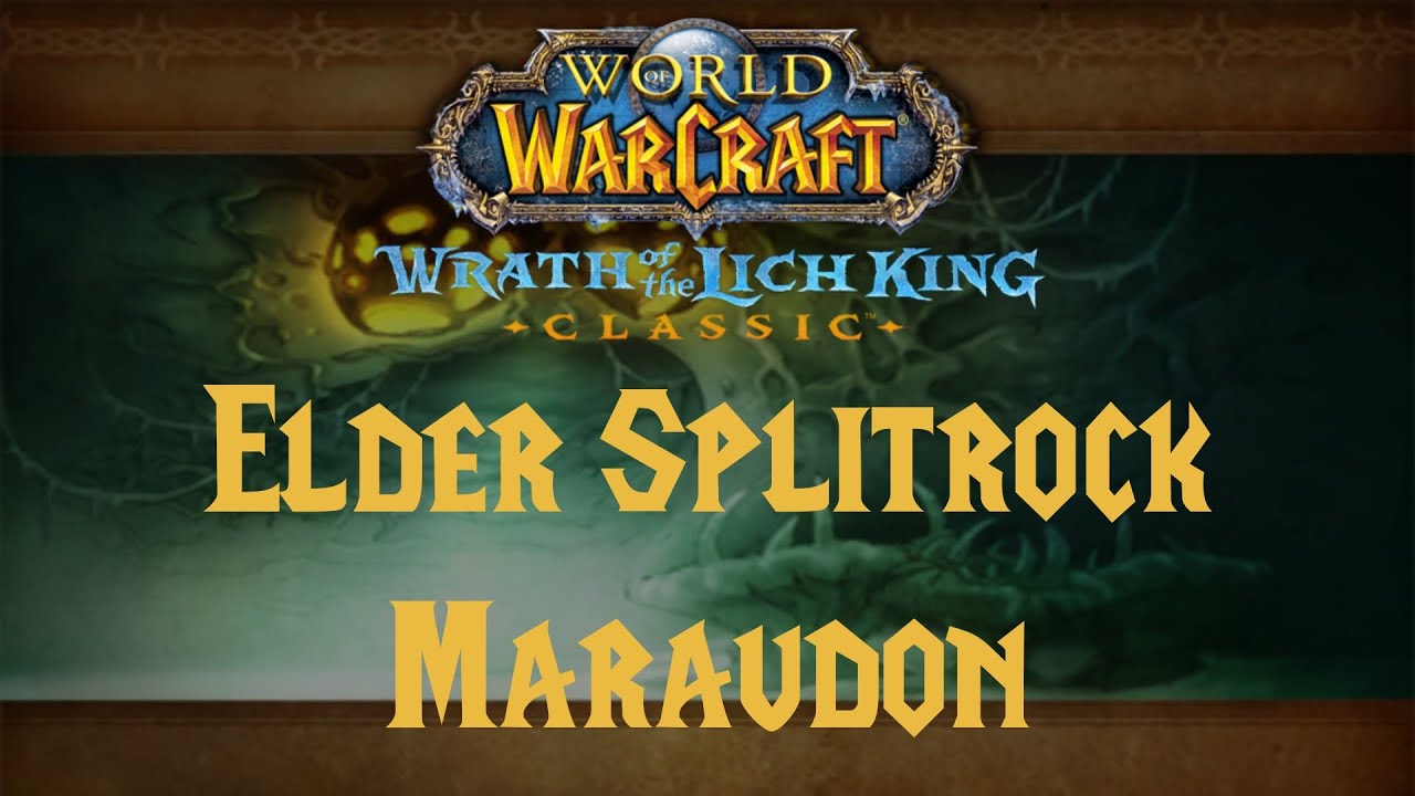 #wow #wotlkclassic Elder Splitrock - Maraudon - YouTube