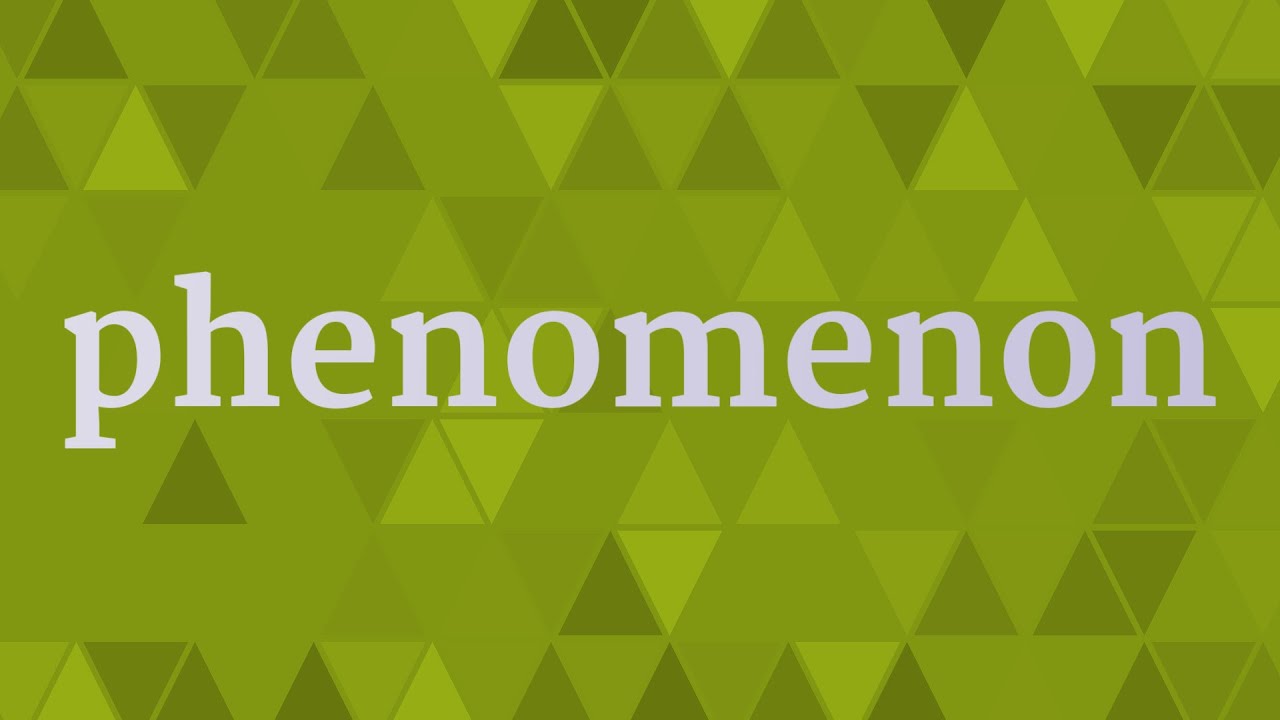 PHENOMENON pronunciation • How to pronounce PHENOMENON - YouTube