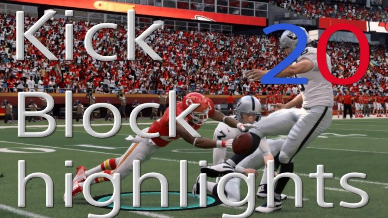 Madden NFL 20 Kick Block highlights - YouTube
