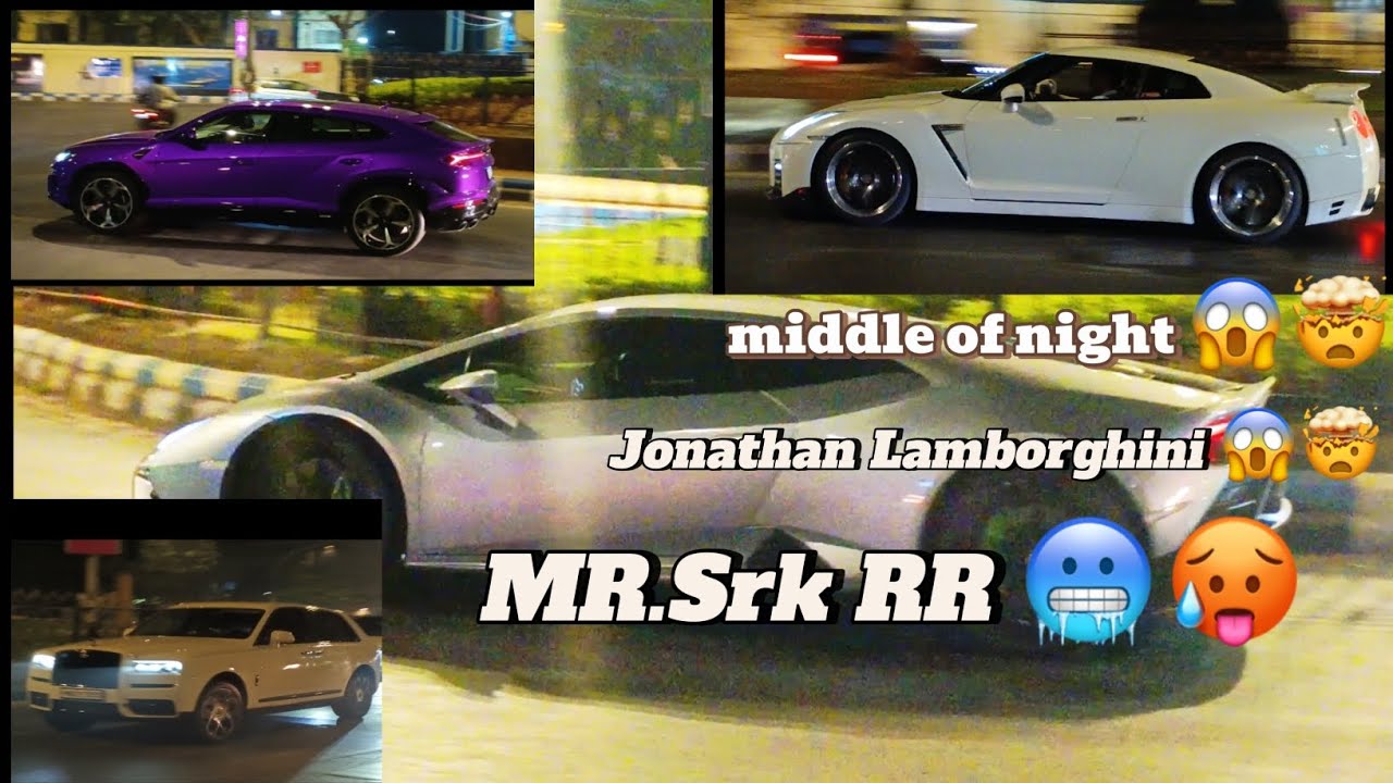 middle of night || super cars take over of City of dreams || Mr.Srk RR ...