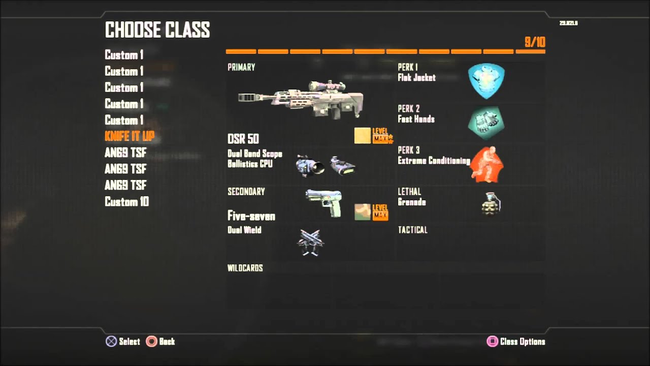 Black ops 2- Search And Destroy Class Setups - YouTube