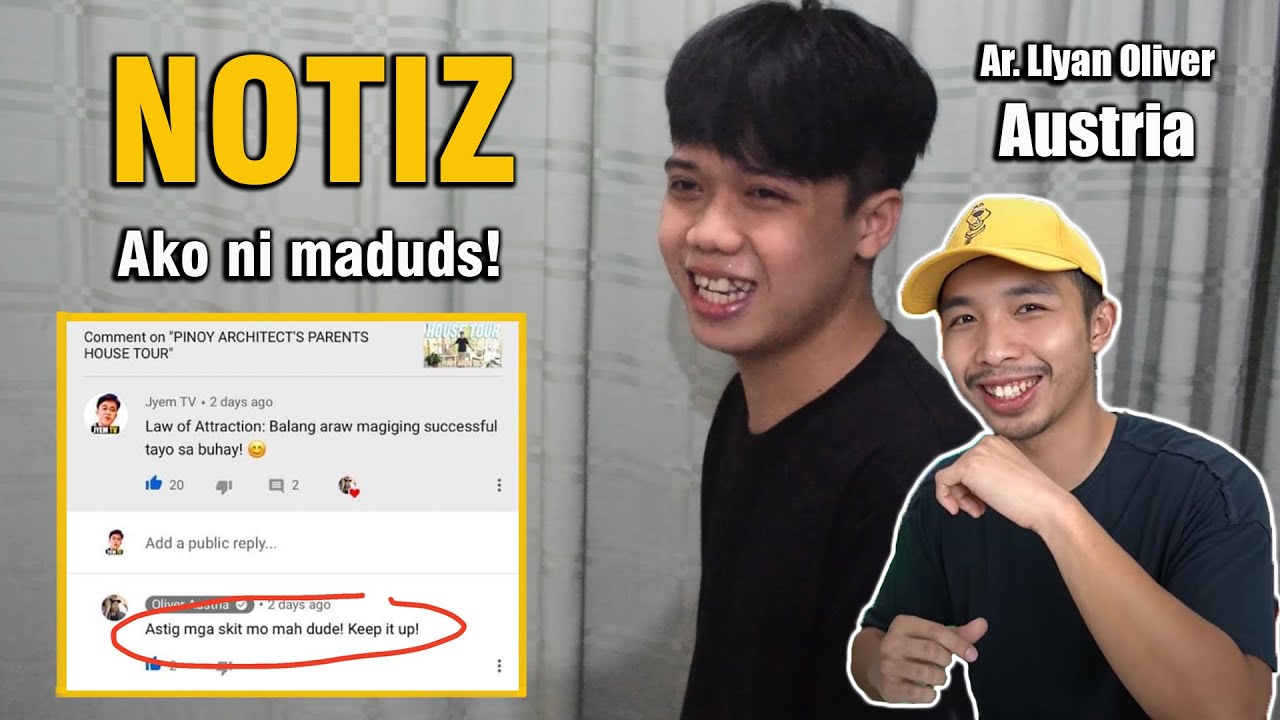 NA NOTICE AKO NI | AR. OLIVER AUSTRIA!!! - YouTube