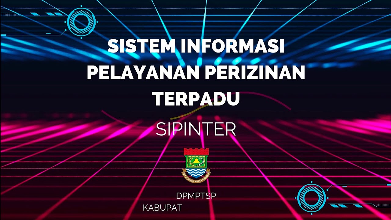 Sistem Informasi Pelayanan Perizinan Terpadu (SIPINTER) DPMPTSP ...