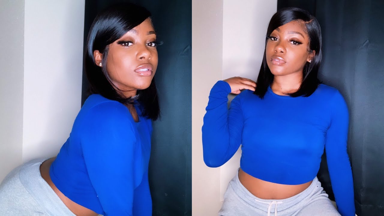 90’s Inspired Swoop Bob | ft. Lavy hair - YouTube