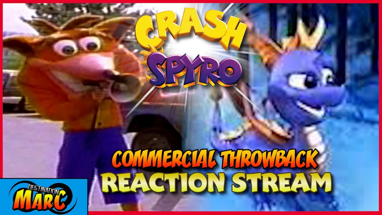 TV Memories! | Crash/Spyro Commercial Throwback Reaction Stream - YouTube