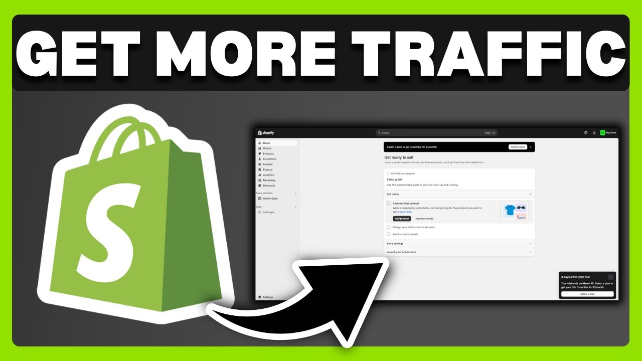 How To Drive Traffic To Shopify Store - Full Guide - YouTube