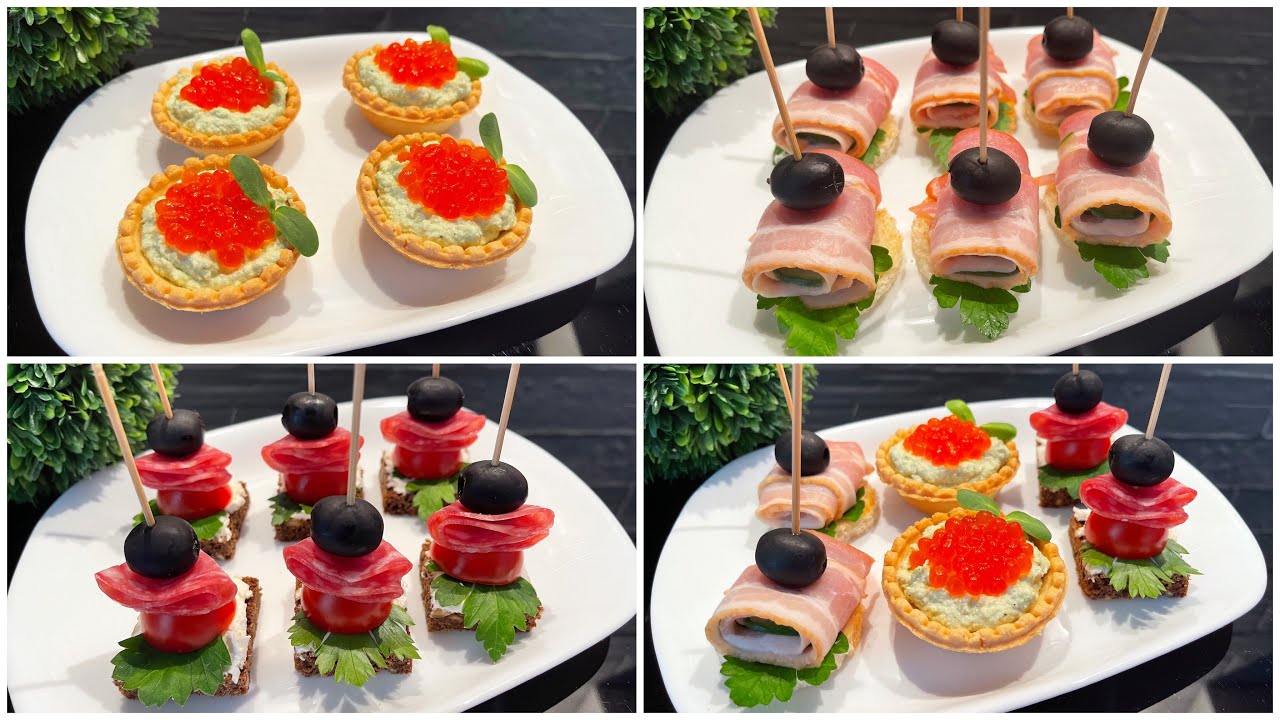 Schnelle Party-Snacks! Einfache Fingerfood für Partys und Buffet in 5 ...