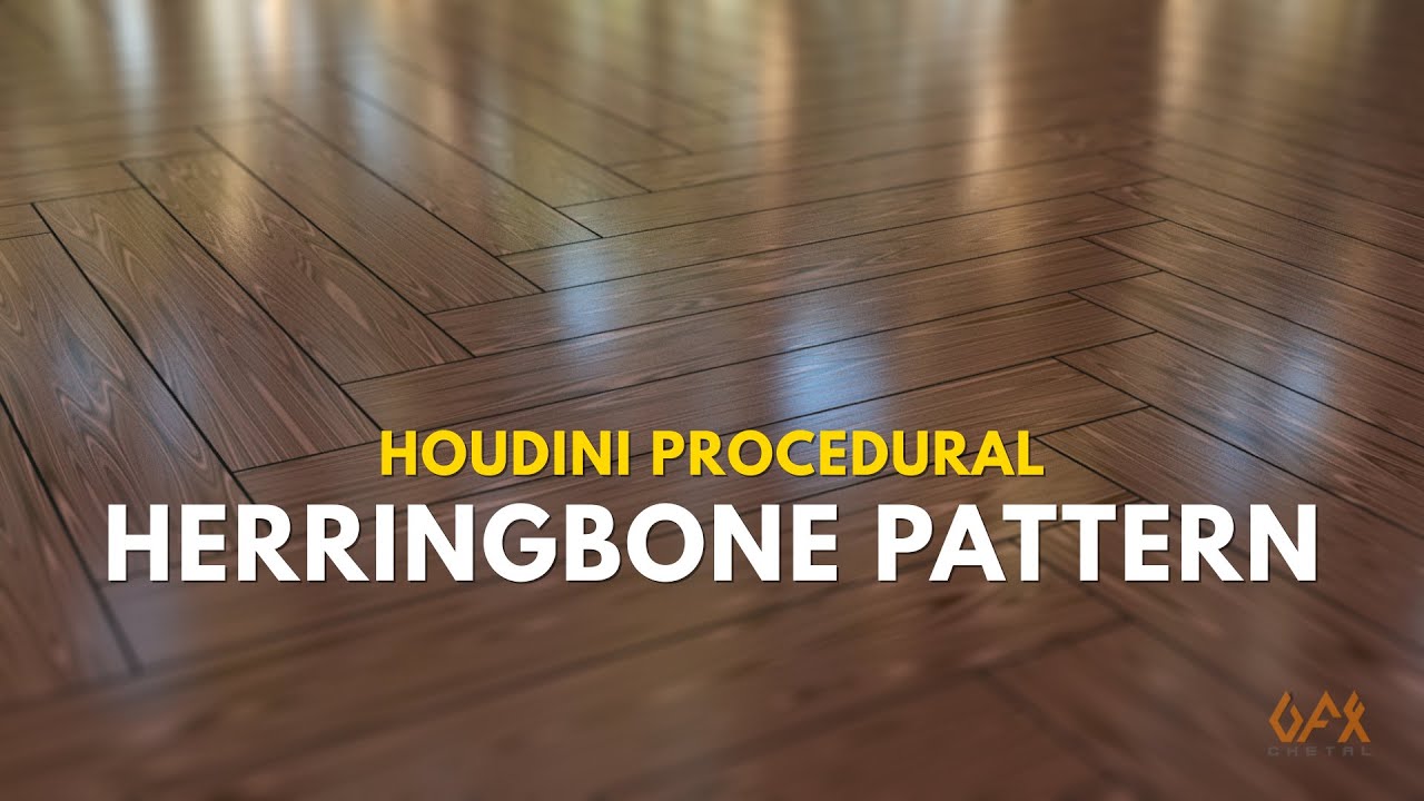 Houdini Tutorial | Procedural Herringbone Pattern Using VEX & MaterialX ...