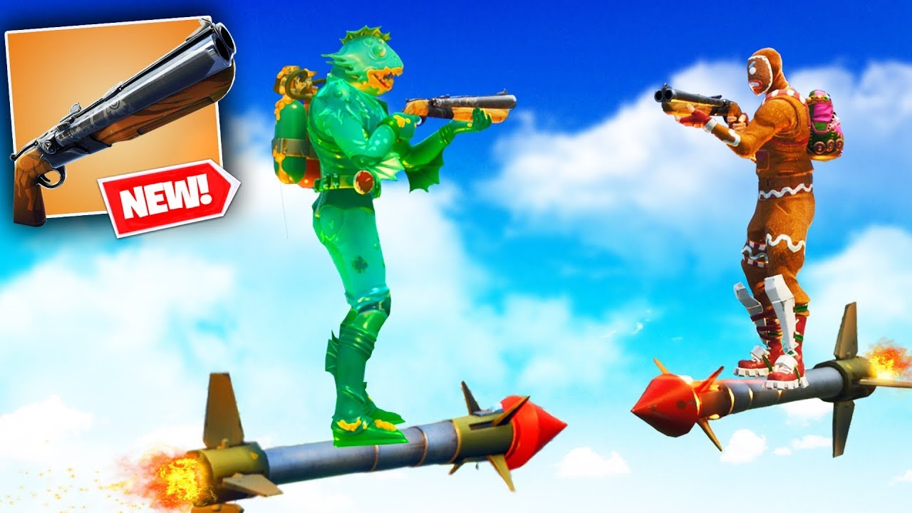 Double Barrel Shotgun Jousting In Fortnite Battle Royale Youtube