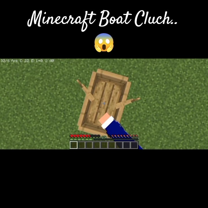 Minecraft OP Boat Clutch..😱 #gaming #dream #minecraft #shortsfeed # ...