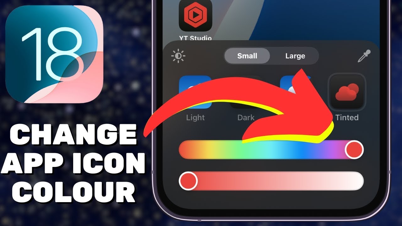 iOS 18: How to Change App icon Color! - YouTube
