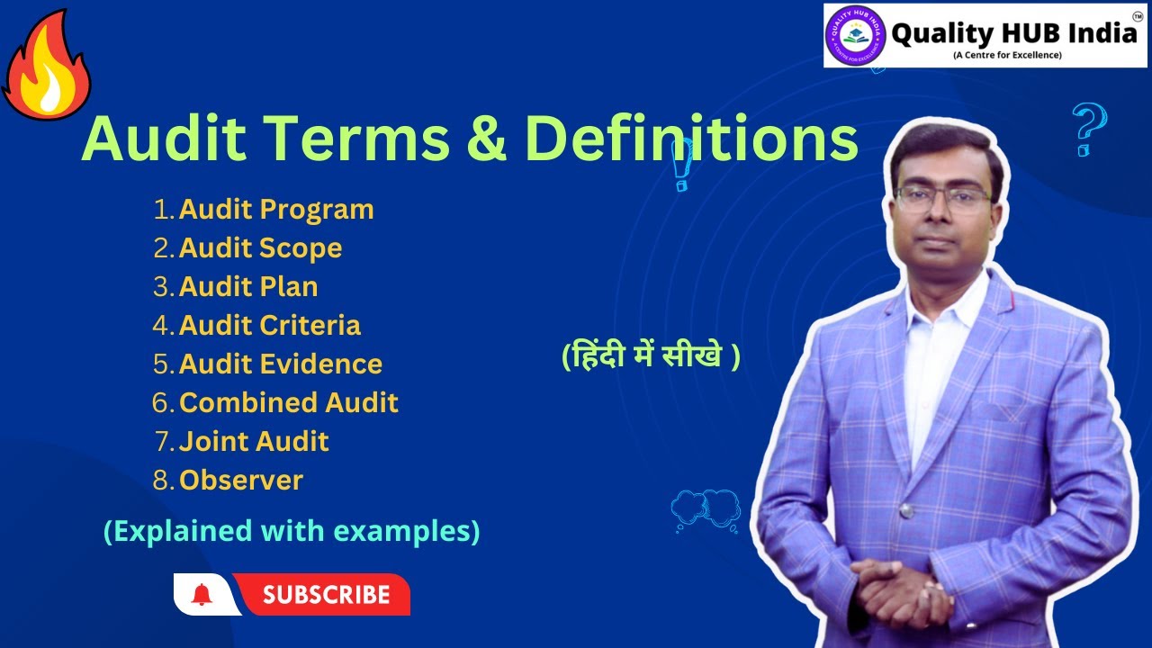 Audit Terms and Definitions | Audit Plan, Audit Scope, Combined Audit ...