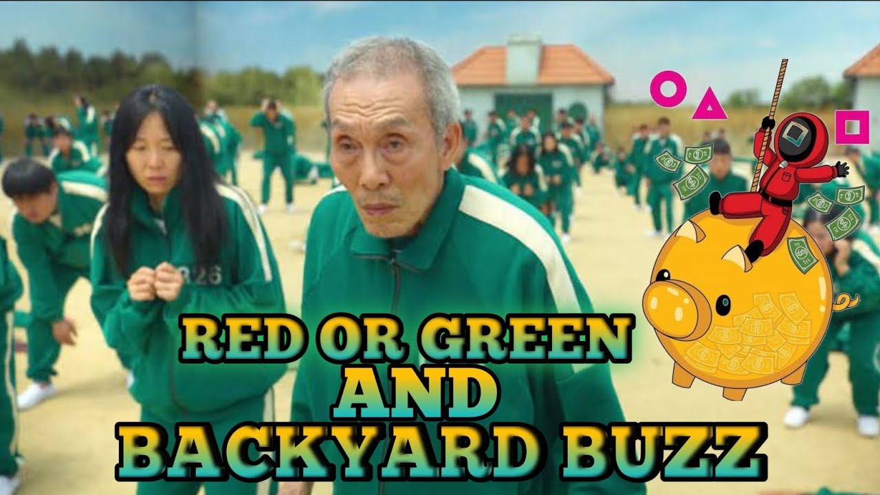RED AND GREEN BACKYARD BUZZ SQUID GAME. SQUID GAME SEASON- 3.💔👍🎉 - YouTube