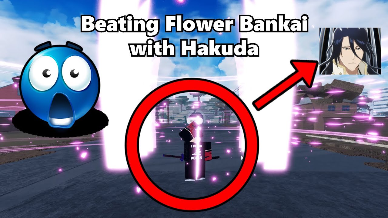 Beating Flower Bankai With Hakuda (NO SHIKAI OR VIZARD) | Type Soul ...