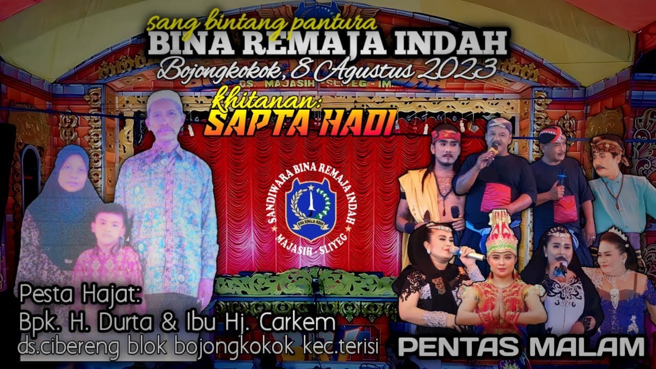 Live Streaming Malam Sandiwara " BINA REMAJA INDAH " || Cibereng ...