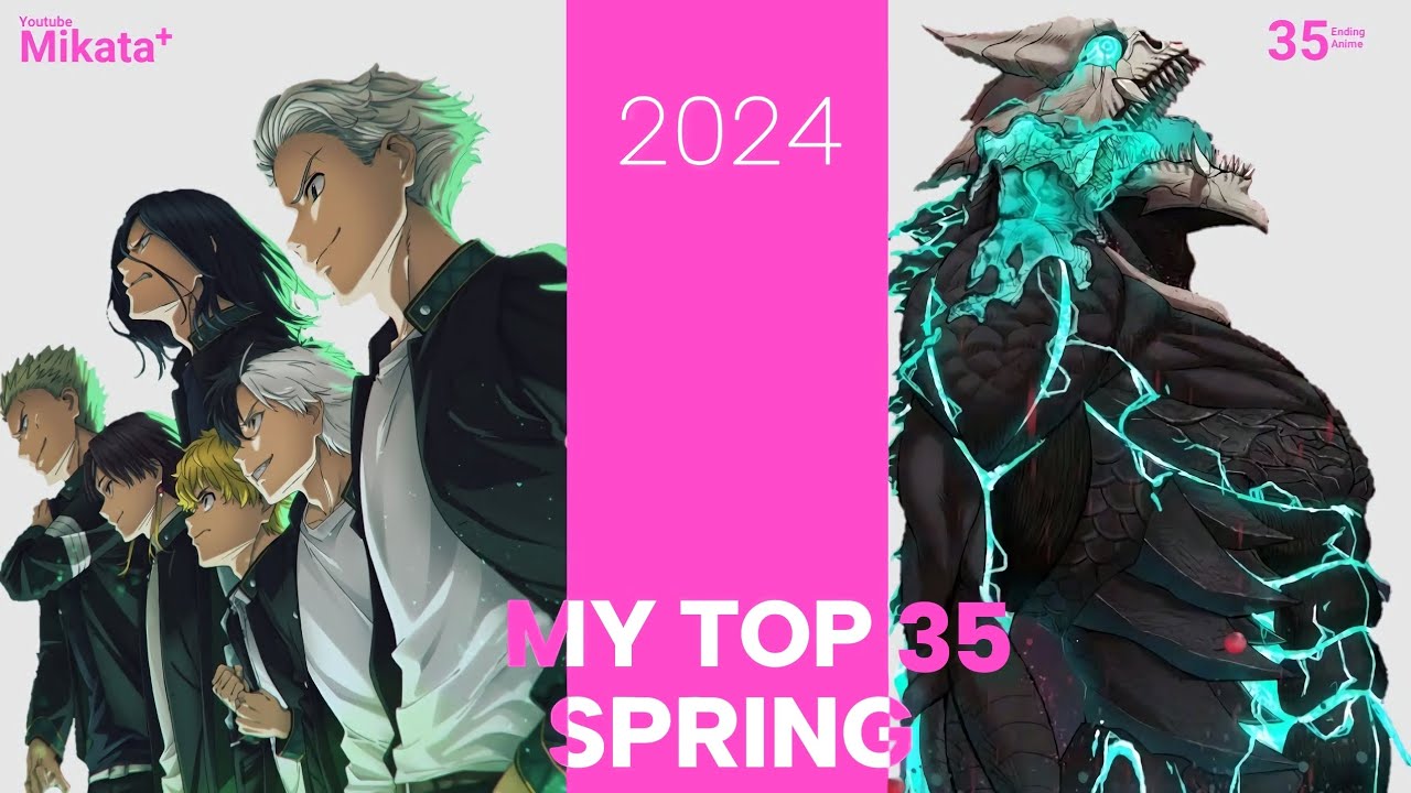 MY TOP 35 ANIME ENDING SPRING 2024 - YouTube