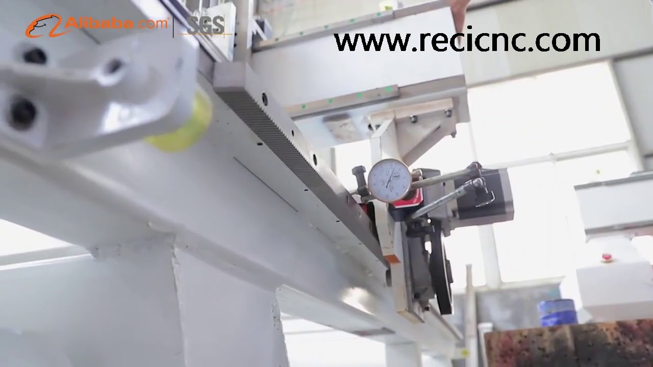 RECI LASER woodworking cnc router - YouTube