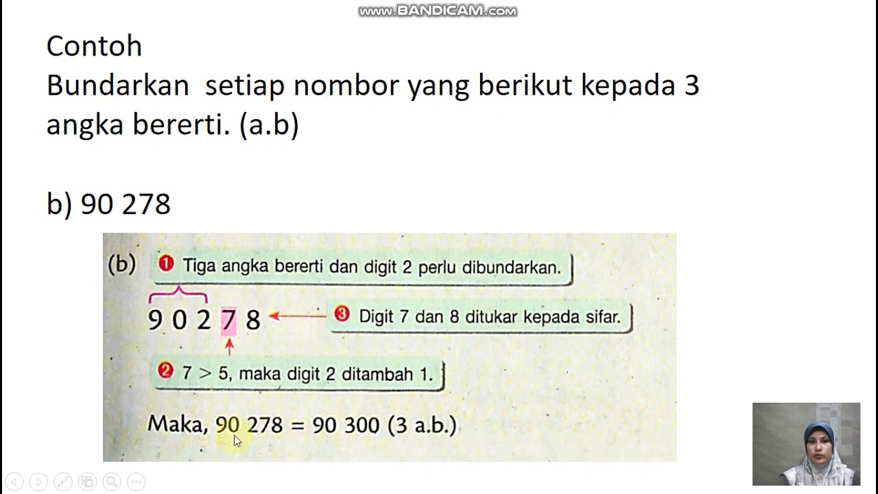 pembundaran angka bererti - YouTube