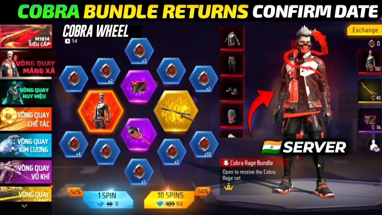 Cobra Bundle Return Confirm Date | Cobra Bundle return| Cobra Bundle ...