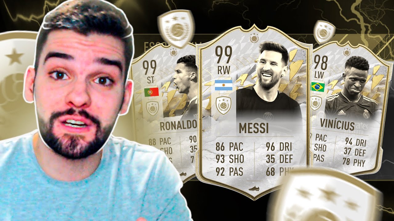 O NOVO FUT DRAFT ESPECIAL DOS ICONS!!! AGORA O RECORDE VÊM!! FIFA 22 ...