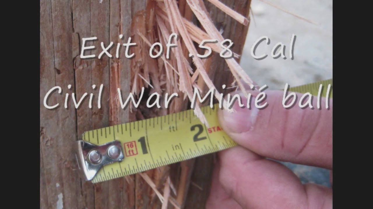 Minié Ball vs. Full Metal Jacketed Bullets,1903 Springfield vs.1861 ...