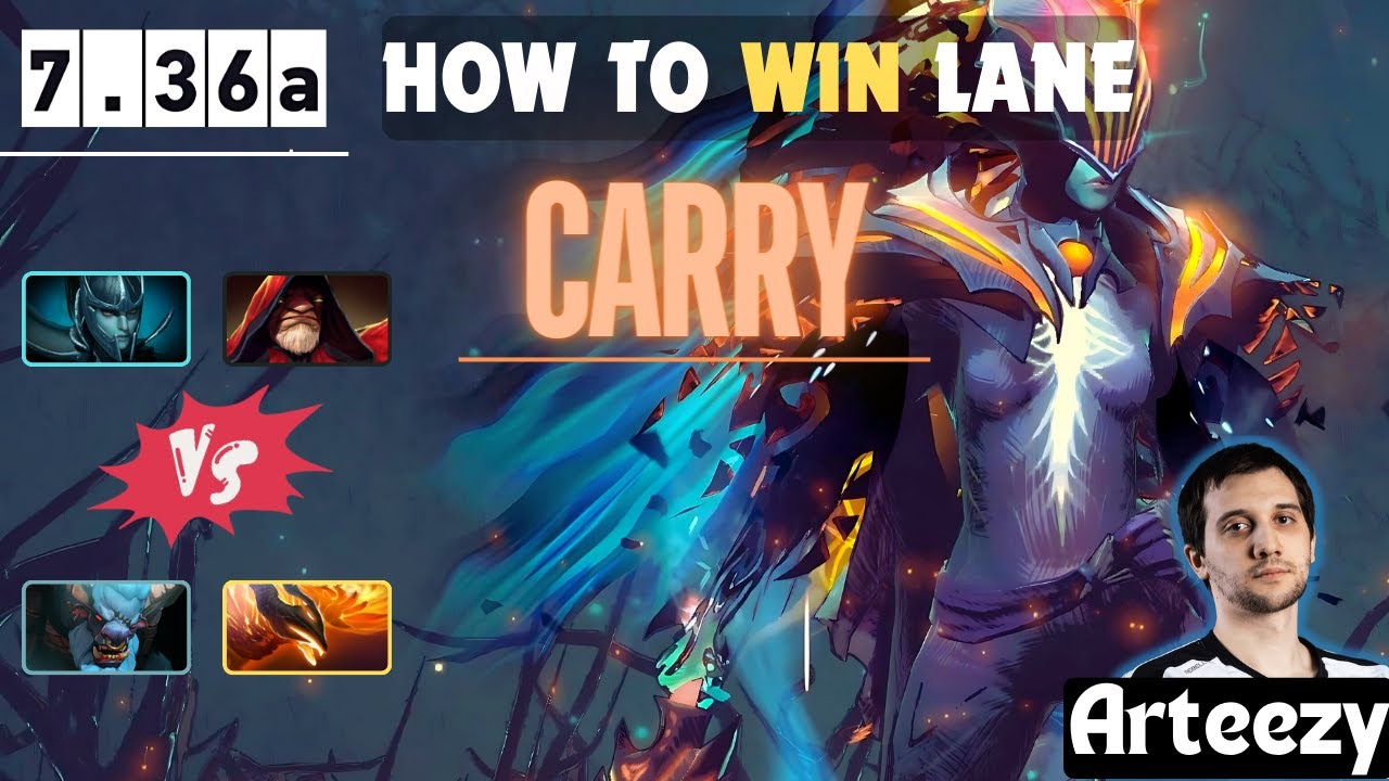 ARTEEZY Phantom Assassin Dominates Safe Lane | Laning Gameplay | - YouTube