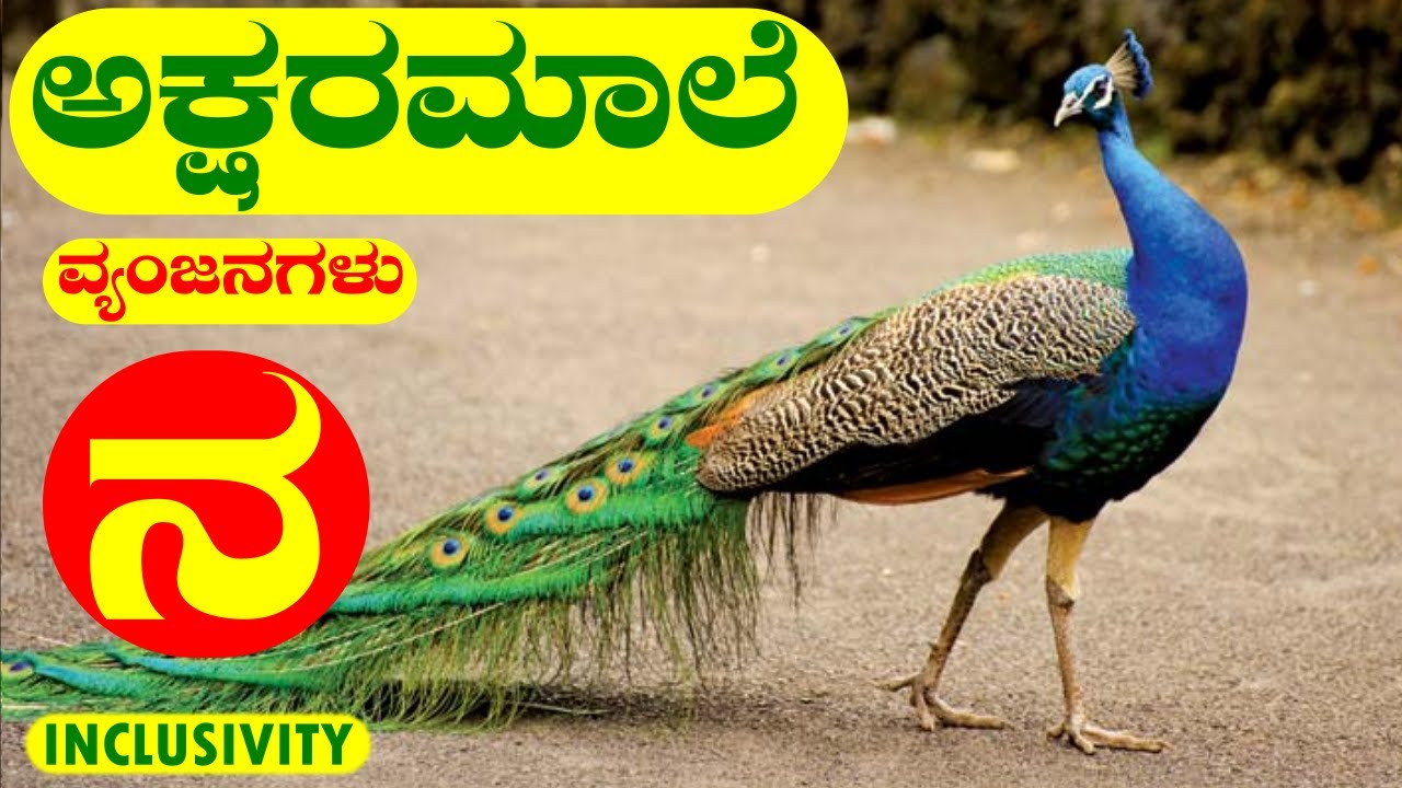 Kids Kannada Alphabets 5 | ಕನ್ನಡ ಅಕ್ಷರಮಾಲೆ ವರ್ಣಮಾಲೆ 5 | Kannada Akshara ...