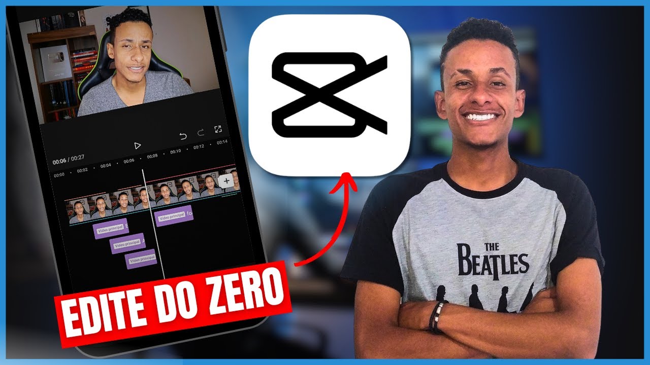 CAPCUT 2025 - COMO USAR E EDITAR VÍDEOS DO ZERO PELO CELULAR - PARA ...