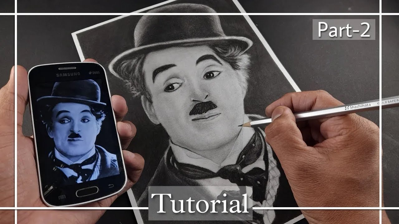From Pencil to Icon: Mastering the Art of Charlie Chaplin Portrait ...