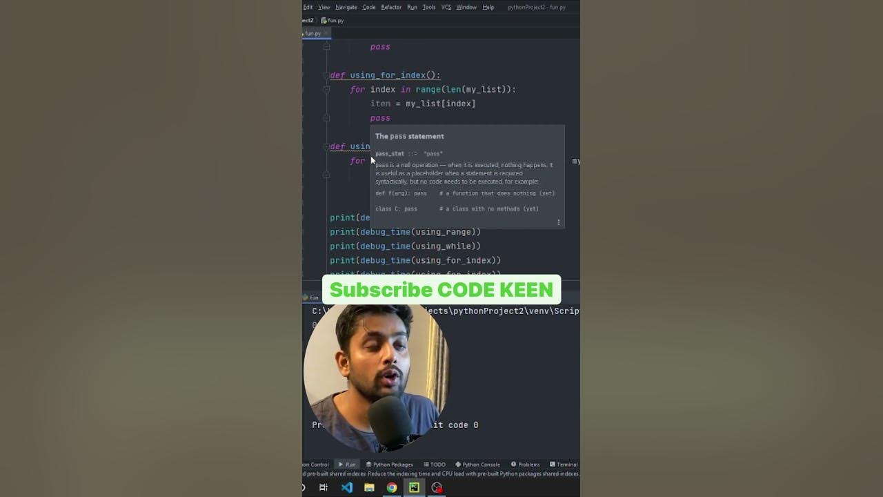 Fastest Way Of Iterating Over A List In Python Python Coding Pythontips Youtube