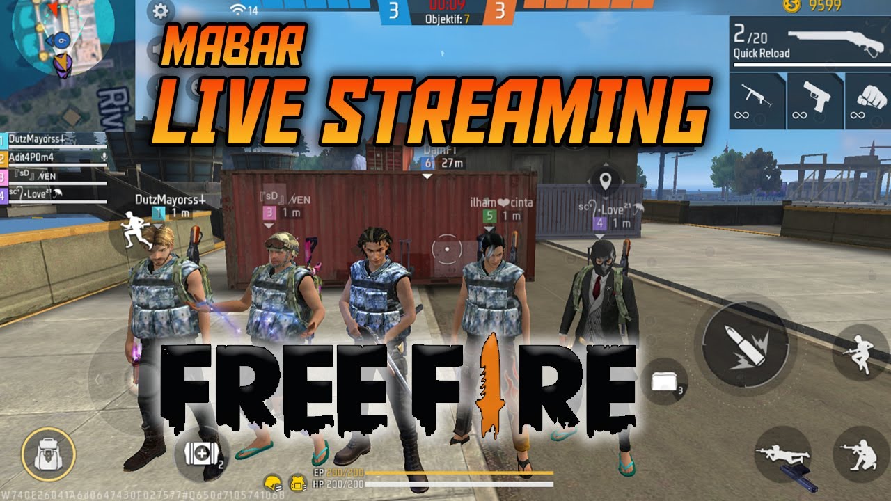 🔴Live FREE FIRE - MABAR DI HARI KEDUA BULAN PUASA #freefire - YouTube