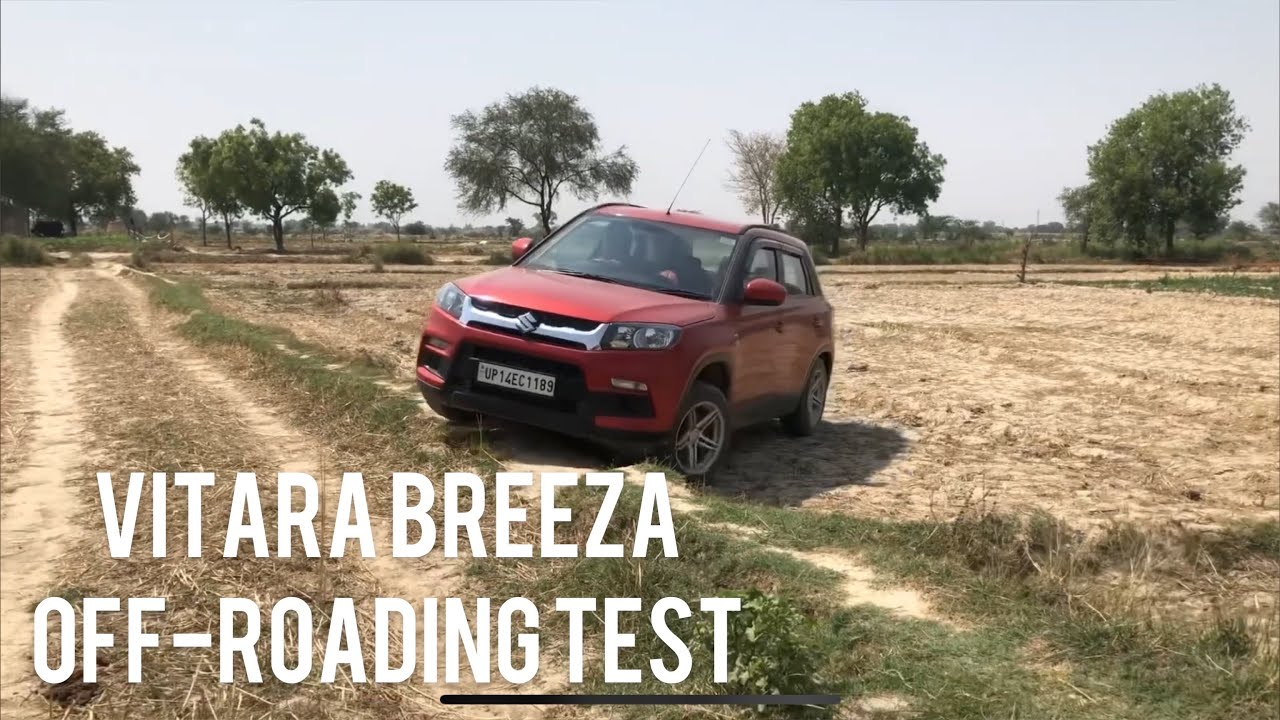 Off-roading test on vitara breeza | Ashutosh Yadav - Rathera - YouTube