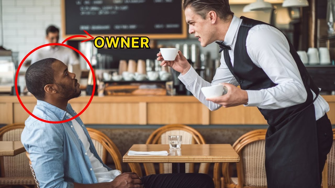 Racist White Waiter Refuse to Serve the Black Man at a Café, Then ...