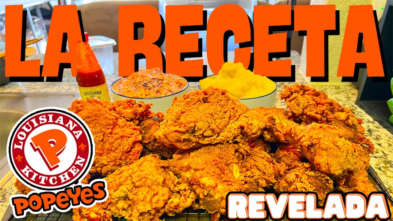 POLLO ESTILO POPEYES RECETA ORIGINAL - YouTube