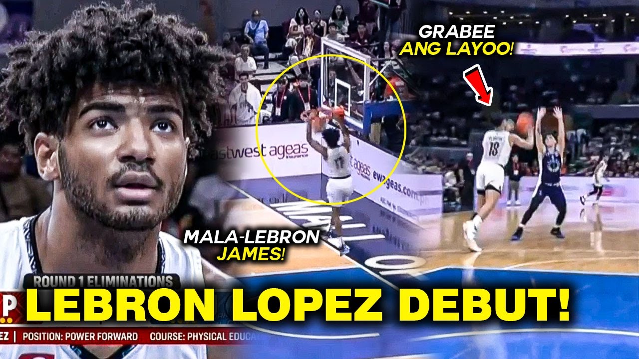 UP vs ADAMSON | LEBRON LOPEZ Nagpakitang GILAS sa Kanyang DEBUT GAME sa ...