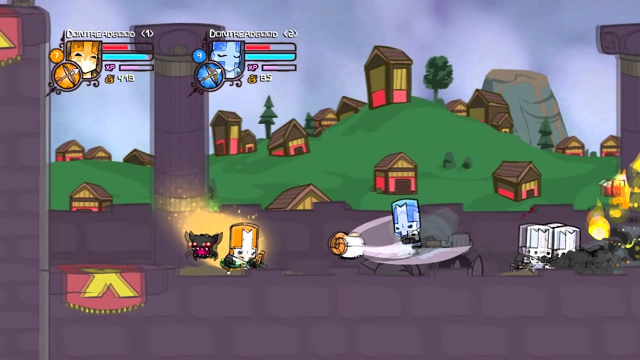 Castle Crashers Playthrough - Part 5 - Castle Invasion (Hogwarts ...