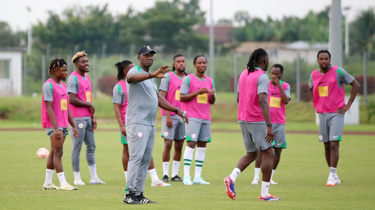 Super Eagles training today | AFCON Qualifiers - YouTube