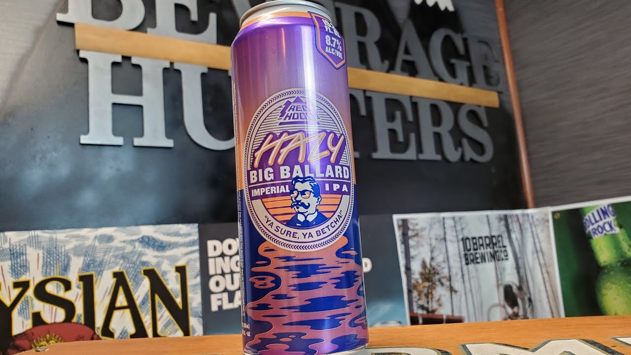 Hazy Big Ballard Imperial IPA Redhook Brewing - YouTube