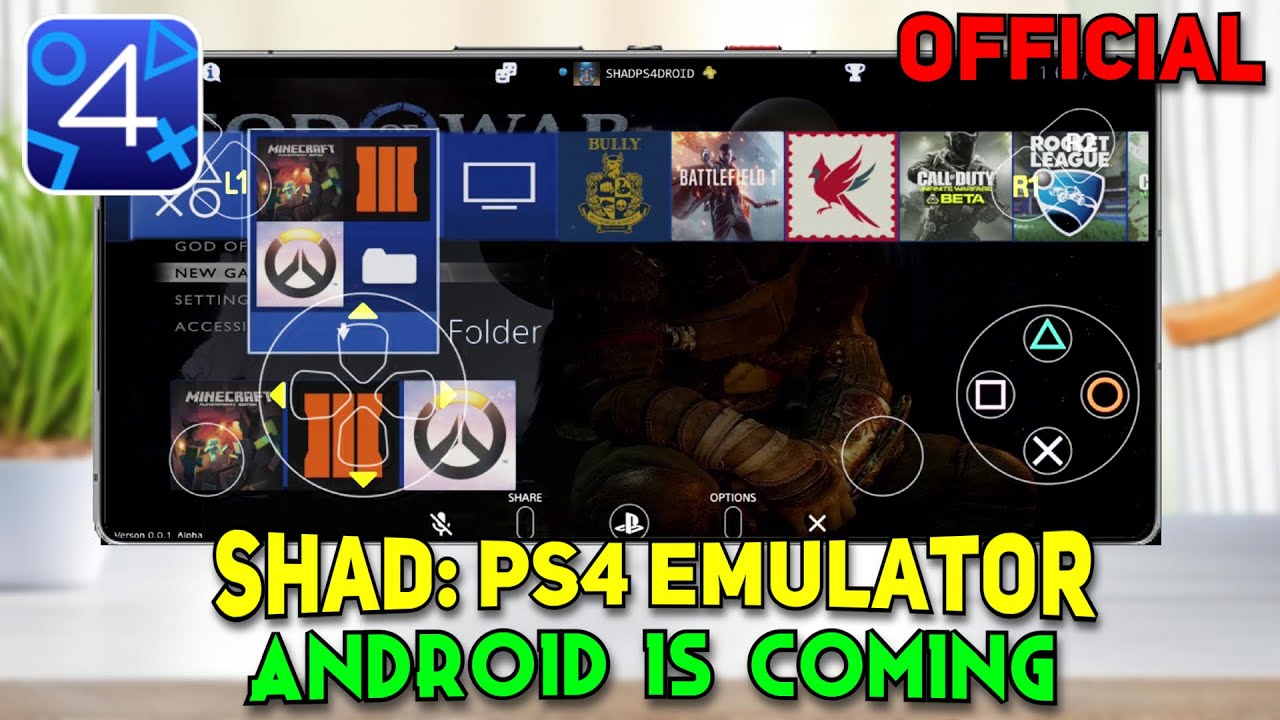 SHADPS4 Official Android Emulator is Coming Soon! 🚀🔥 PS4 EMULATOR - YouTube