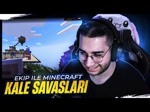 ATEŞİ SÖNDÜREN KAZANIR  | EKİP İLE NOSTALJİ MİNECRAFT KALE SAVAŞLARI