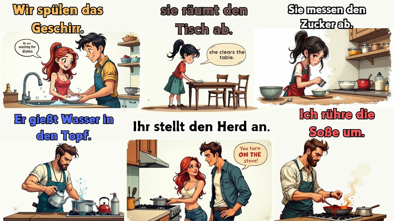 German Vocabulary for the Kitchen | Easy Phrases for Beginners All You ...