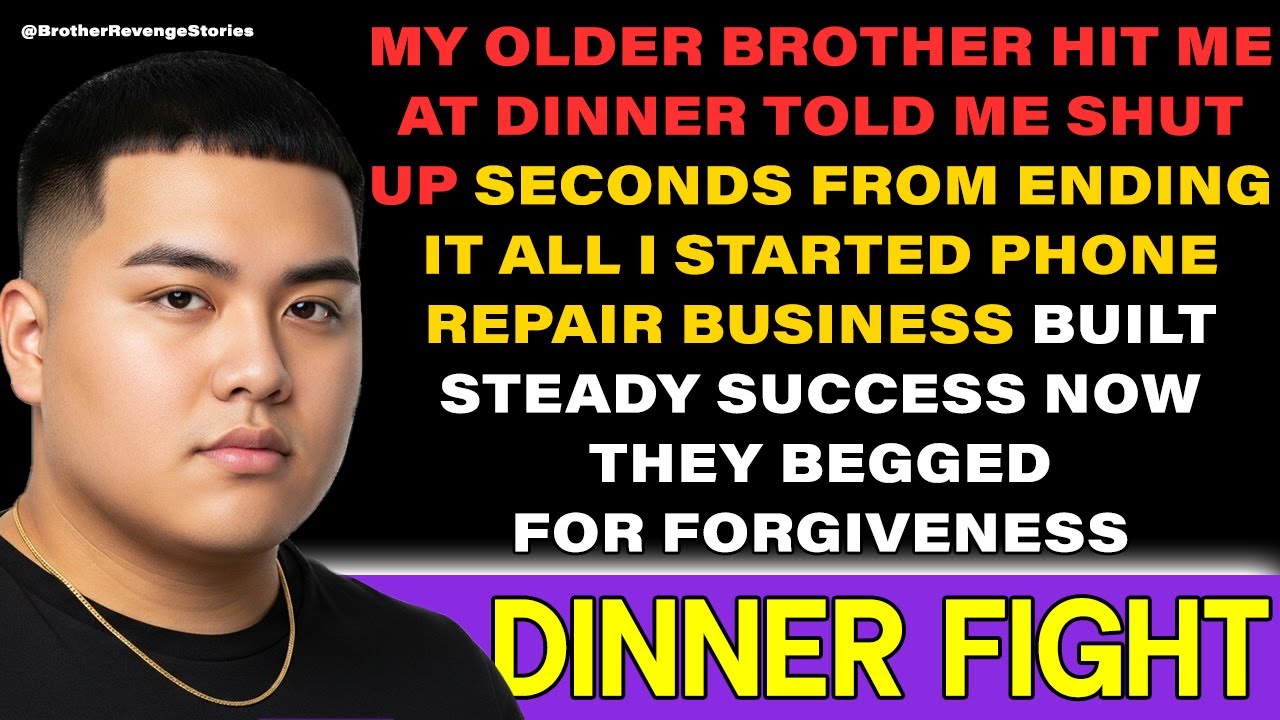 My older brother hit me during dinner, stood close to the edge, built ...