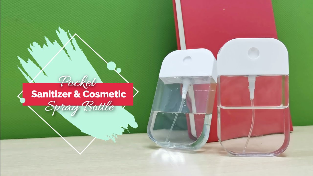 Pocket Sanitizer & Cosmetic Spray Bottle - 50ml - YouTube