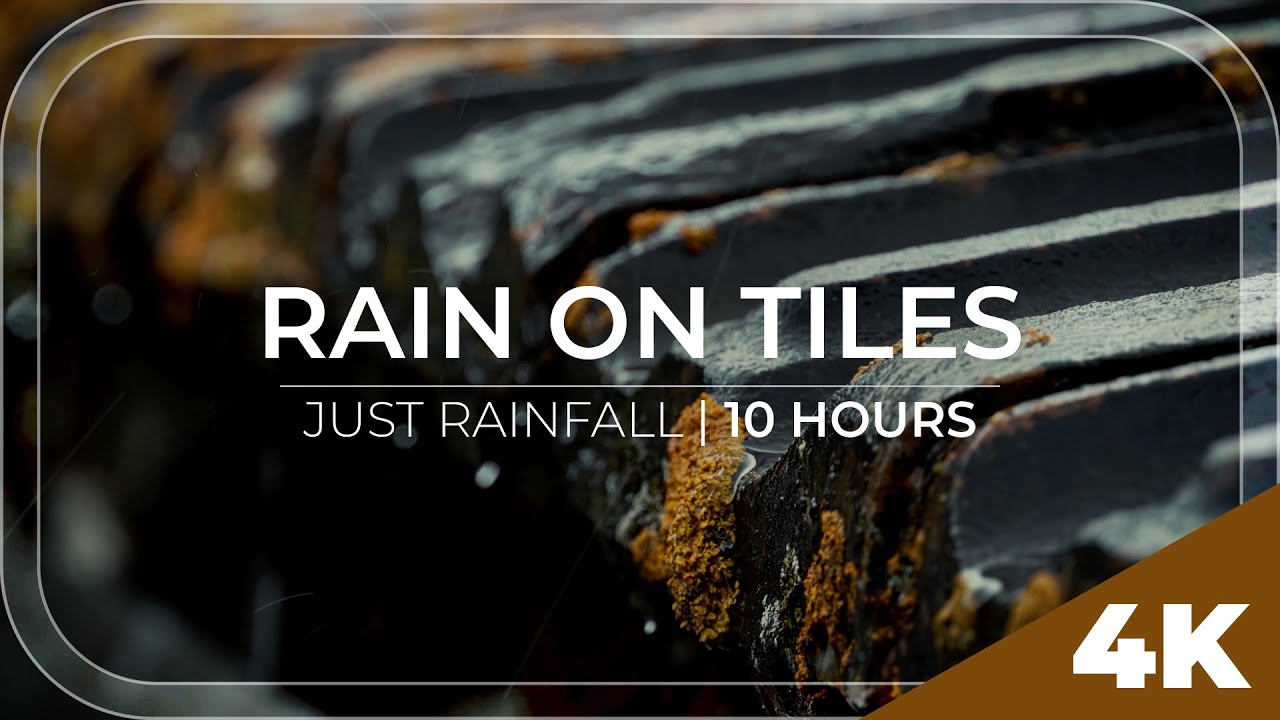 Rain on Tiles | 10 Hours of Rain to relax and meditate - YouTube