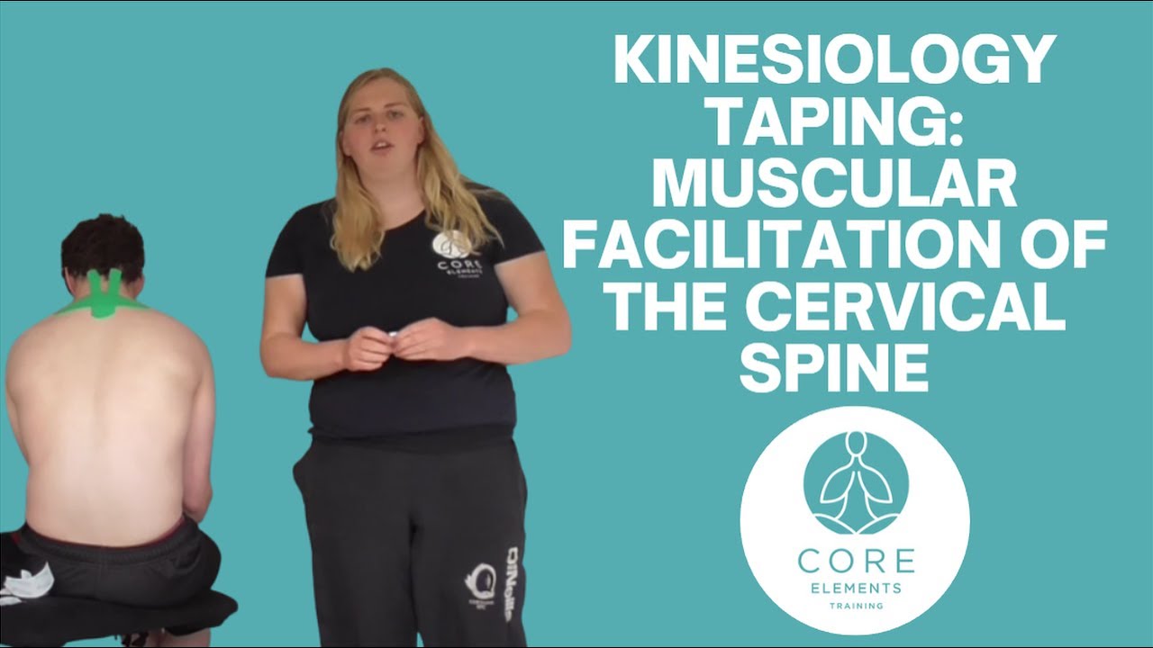 Kinesiology Taping: Muscular facilitation of the Cervical Spine - YouTube