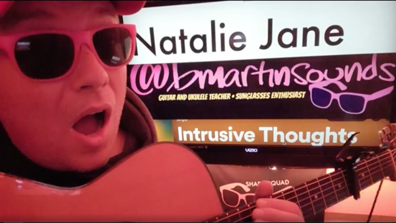 Intrusive Thoughts - Natalie Jane Guitar Tutorial (Beginner Lesson!) - YouTube