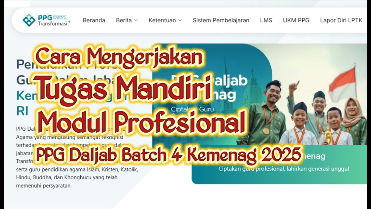 Cara Mengerjakan Tugas Mandiri Modul Profesional PPG Daljab Batch 4 ...