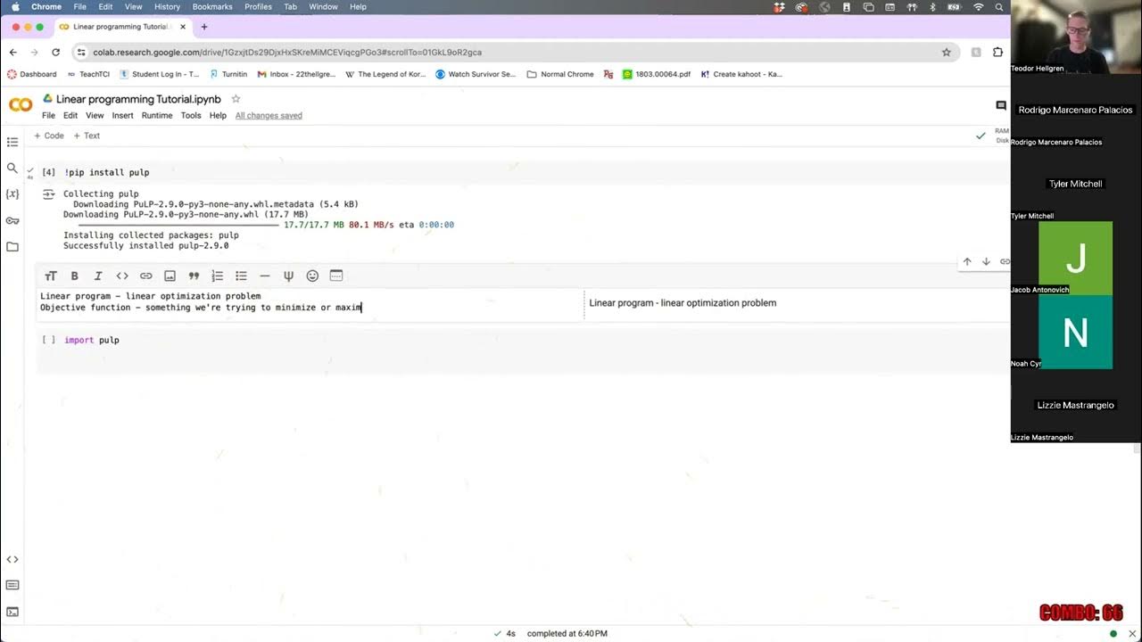 Python Pulp Webinar - YouTube